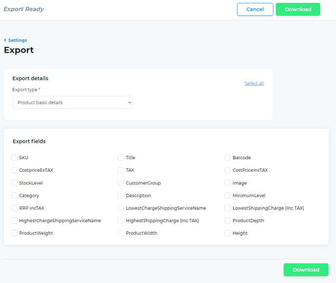 Exports | Avasam Knowledge Base